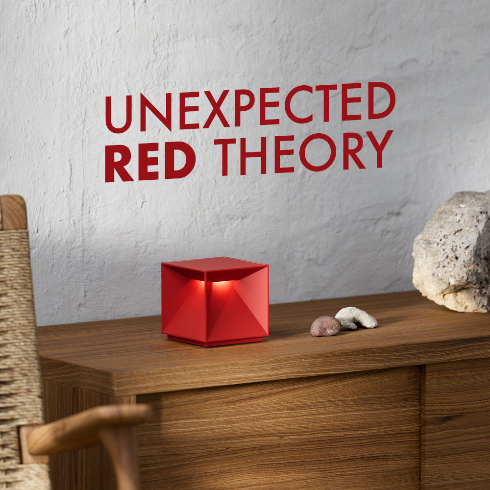 Die Unexpected Red Theory mit roten Leuchten | Nuindie.shop